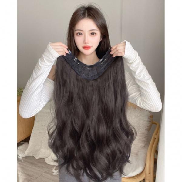 Big wave wig, h extensions, invisible simulation piece, smoo - TikTok ...