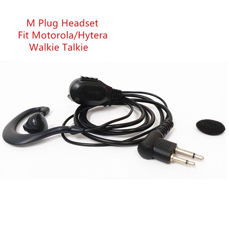 M Plug 2-Pin Earpiece Headset Mic PTT Fit Moto Walkie Talkie - TikTok ...