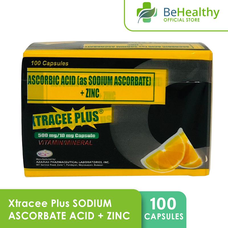 Xtracee Plus SODIUM ASCORBATE ACID + ZINC 500mg/10mg capsule - TikTok ...