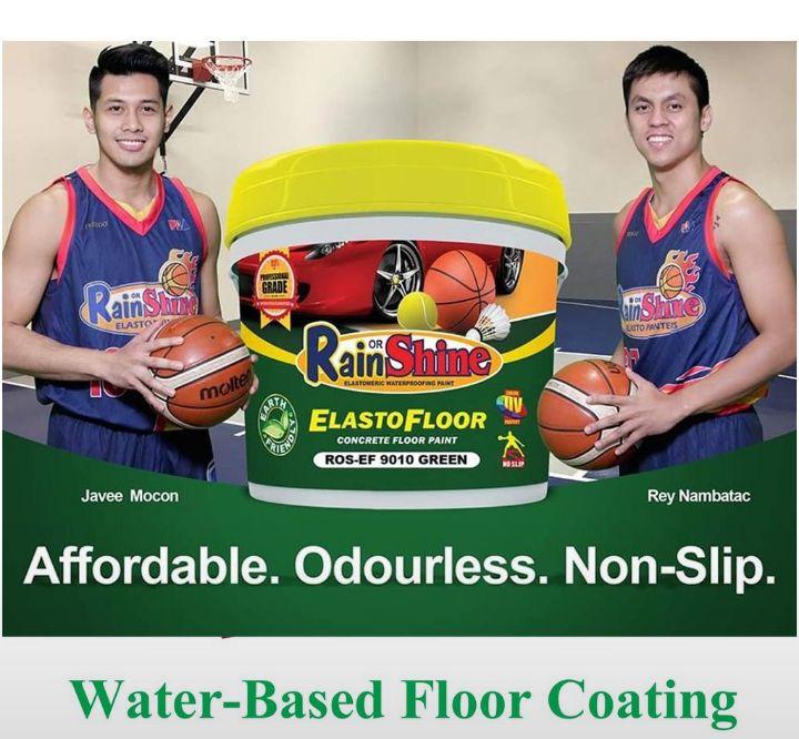 PINTURA SA SAHIG WALANG AMOY RAIN OR SHINE ELASTOFLOOR WATERBASED ...