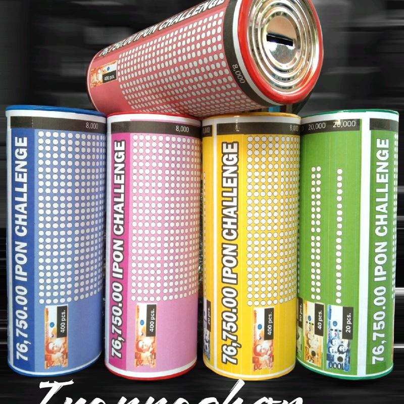 Ipon challenge alkansya w/shades one's you finish all the hules ...