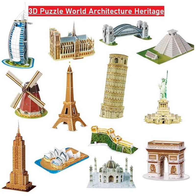 3D Puzzle World Architecture Heritage - TikTok Shop Philippines