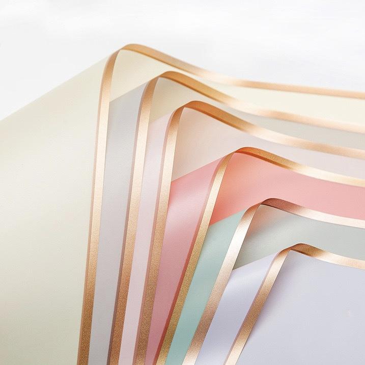 5pcs / 20pcs Border-edged Flower Wrapping Paper Florist Bouquet ...