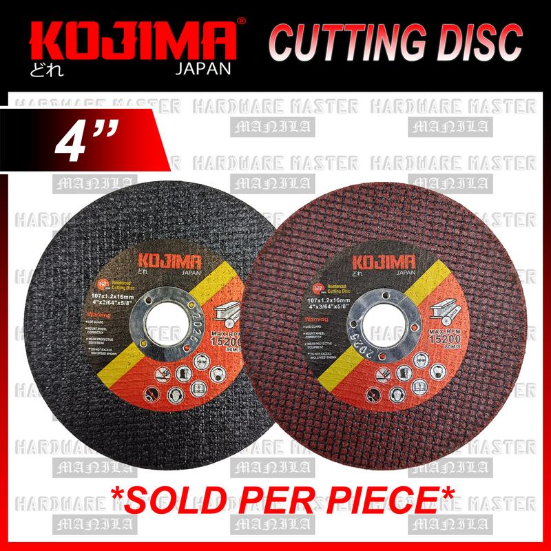 Kojima Cutting Disc 4" 107x1.2x16mm 2 PLY NET *SOLD PER PICE - TikTok ...